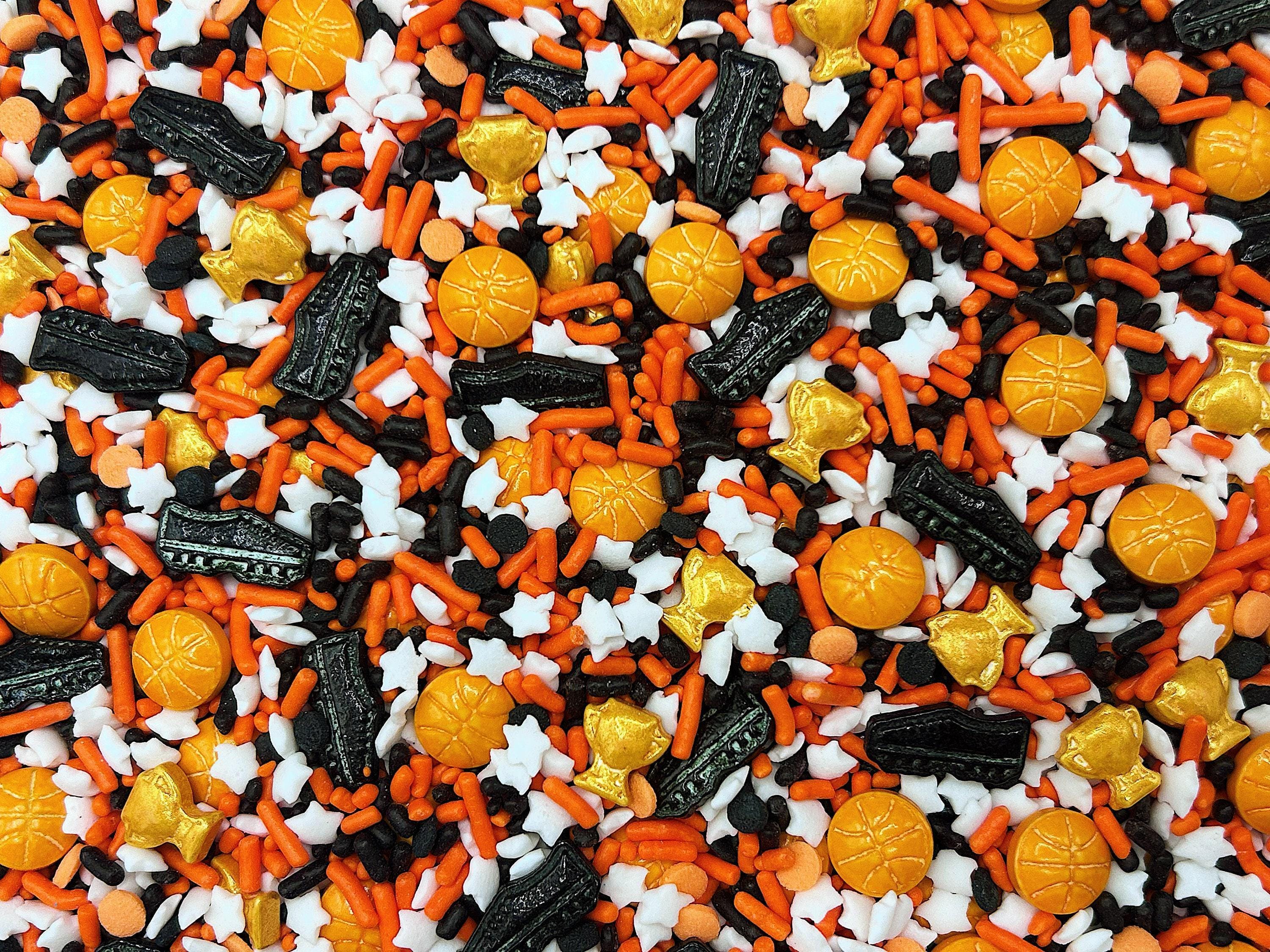 Basketball Candy Sprinkle Mix: Slam Dunk Edible Cake Decoration - Etsy
