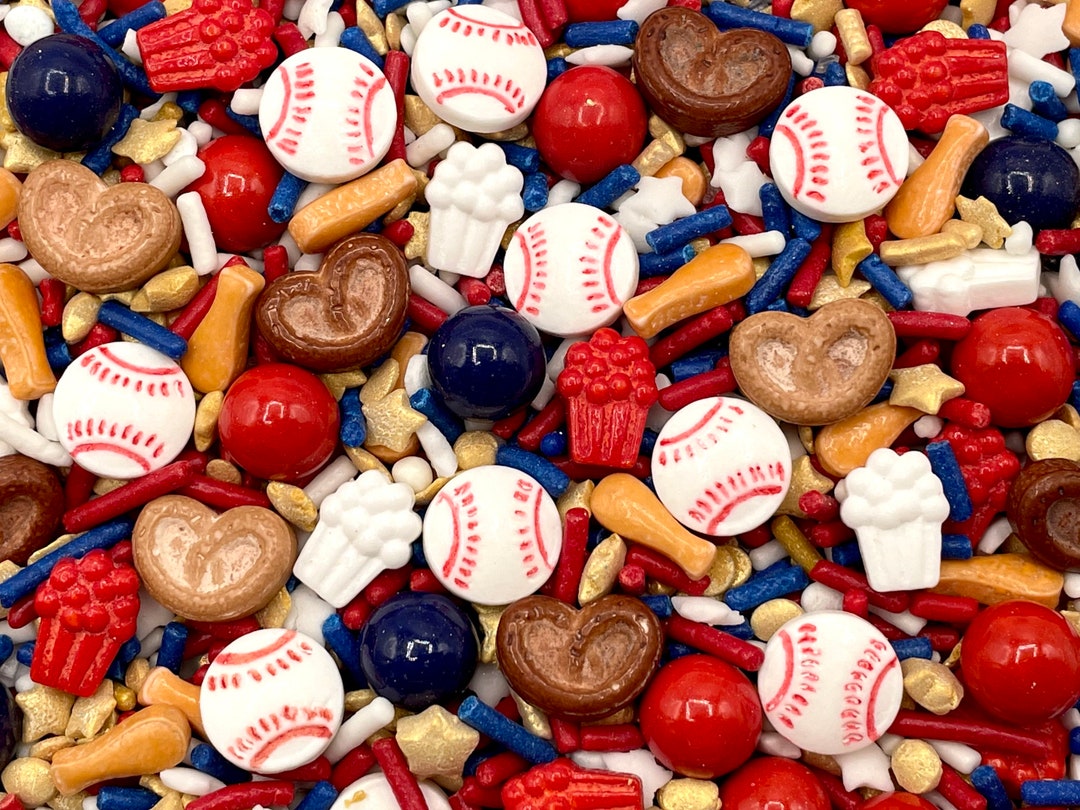 Little Slugger Baseball: Candy Sprinkle Mix for Cakes, Cupcakes ...