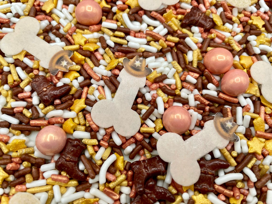 Final Hoe Down Edible Penis Sprinkles for Cake Cupcakes | Etsy