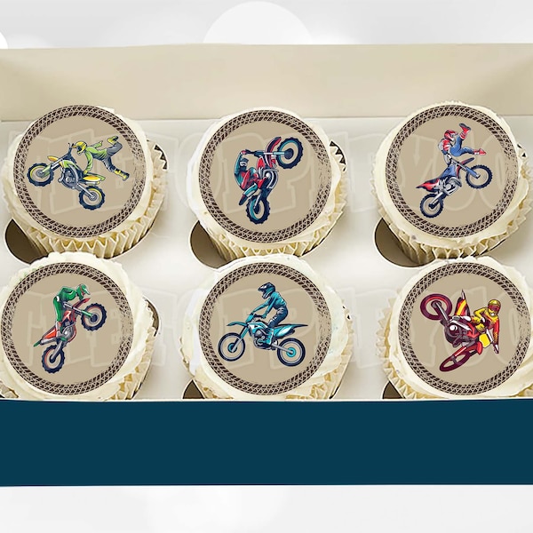 Dirt Bike Cupcake - Etsy