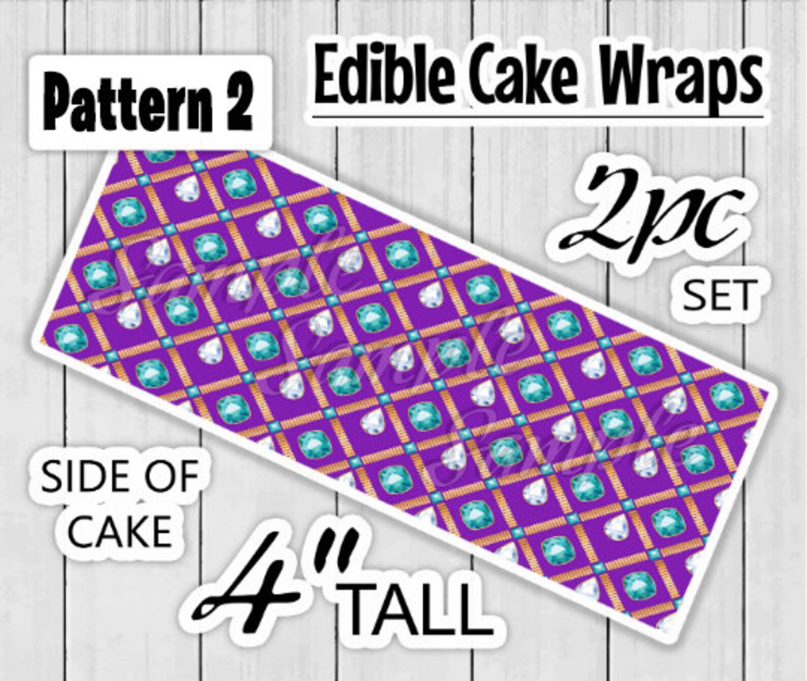Arabian Nights Princess Aladdin Edible Cake Wrap Strips - Etsy