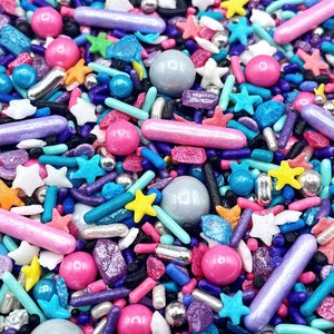 Intergalactic - Edible Candy Galaxy Space Sprinkles for Cakes, Cupcakes ...