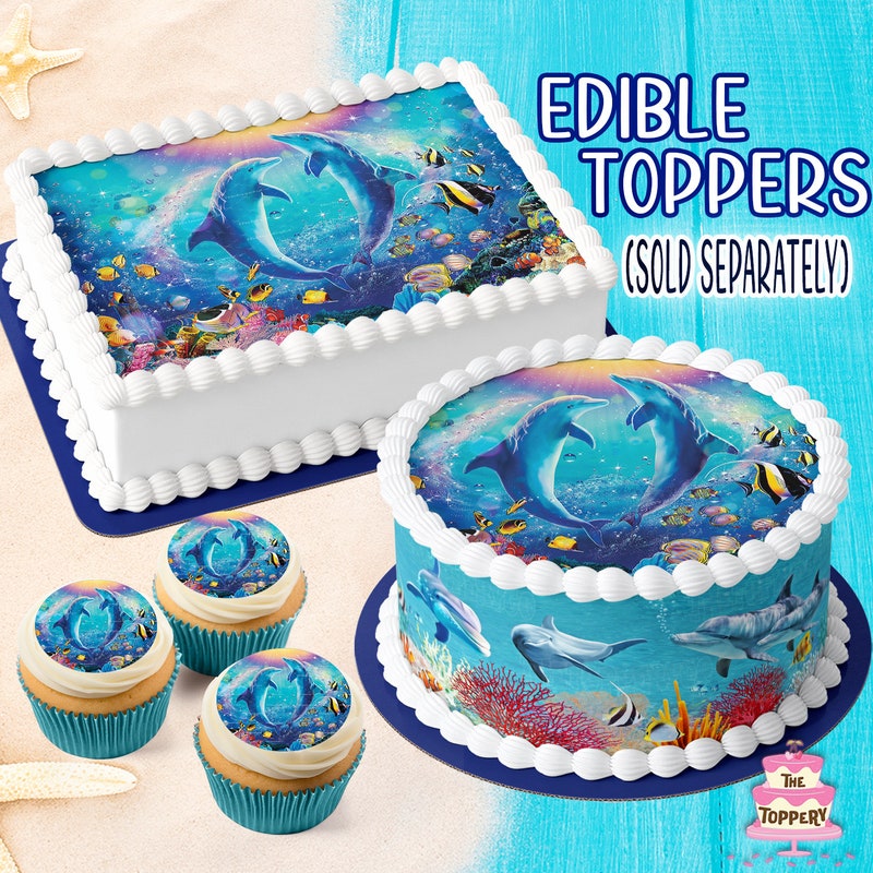 Edible Dolphin Cake Decor - Etsy
