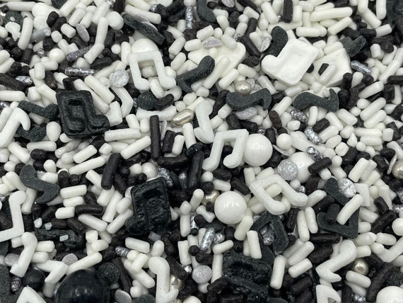 Music Notes Edible Candy Shapes Sprinkle Mix for Cakes | Etsy