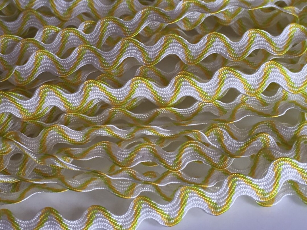 3 5 9 Yards MIXED COLOURS Quality Ric Rac Trim 6mm Wide Many Colours ...