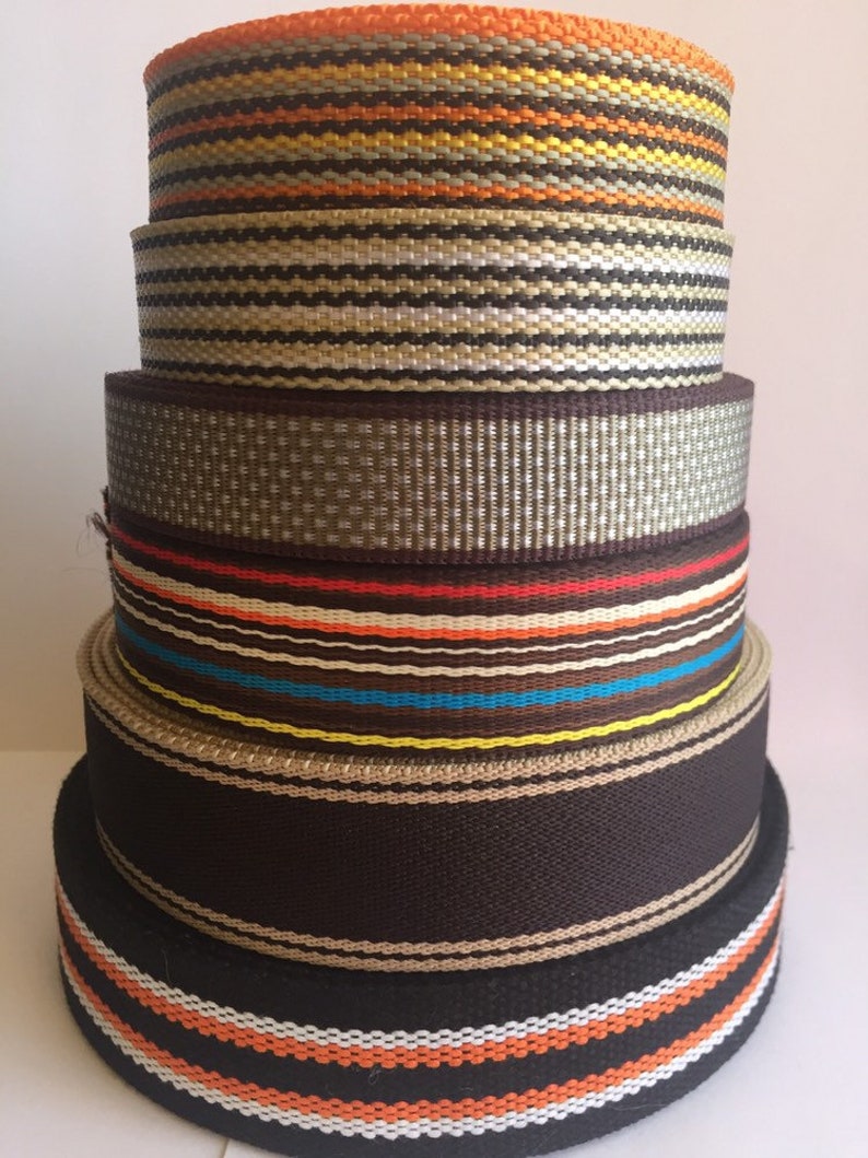 1m Webbing Tape Strap 25mm 33mm 39mm 40mm Belts Bag Tote Cotton Heavy ...
