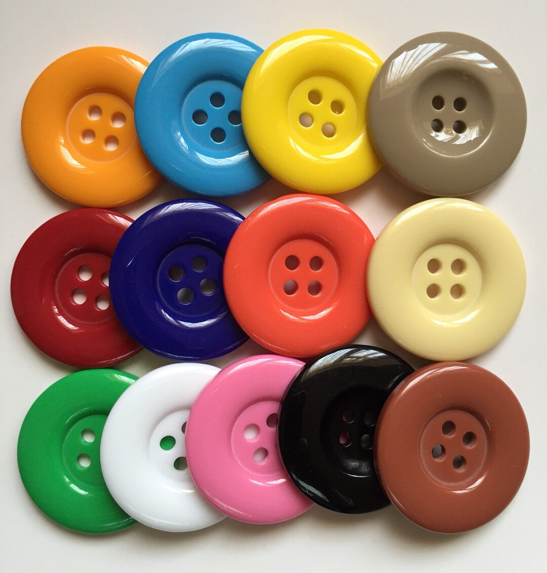 1 Stück 3 Stück Qualität Clown 31mm Buttons Breit Nähen Handwerk Jacke ...