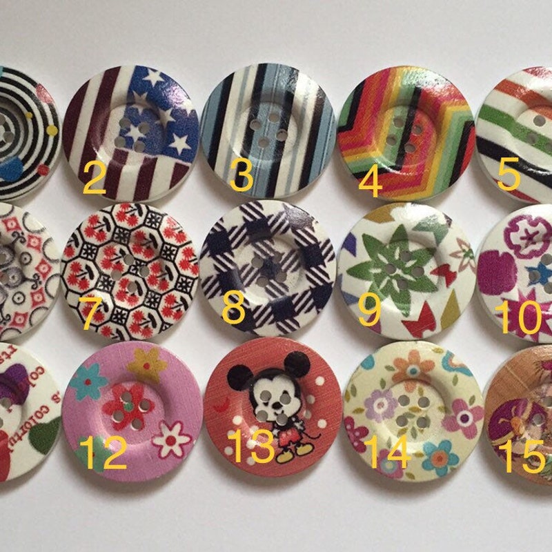30mm Buttons - Etsy