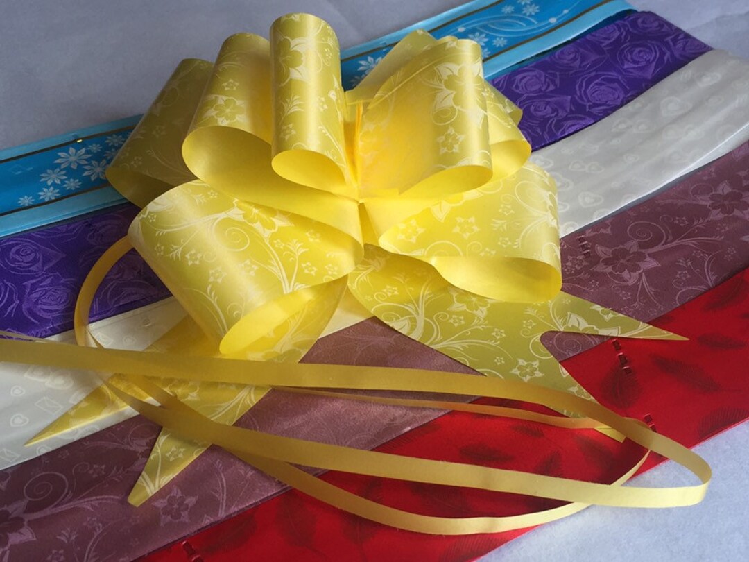 5pcs PULL RIBBONS 78cm Long 50mm Wide Flower Gift Wrapping - Etsy