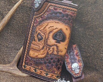 Leather Wallet Chain - Etsy