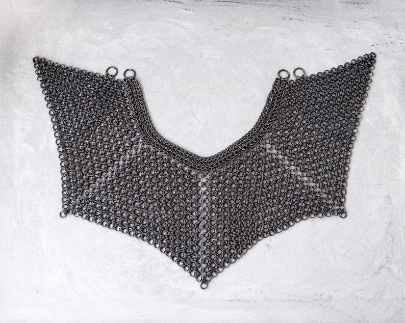 HELIX OF STARS: Chainmail Neck & Shoulder Garment, Body Accessory in ...