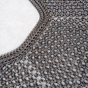 HELIX OF STARS: Chainmail Neck & Shoulder Garment, Body Accessory in ...