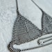 Chainmail Body Garment, Handcrafted Metal Armor Bikini Top in Silver ...