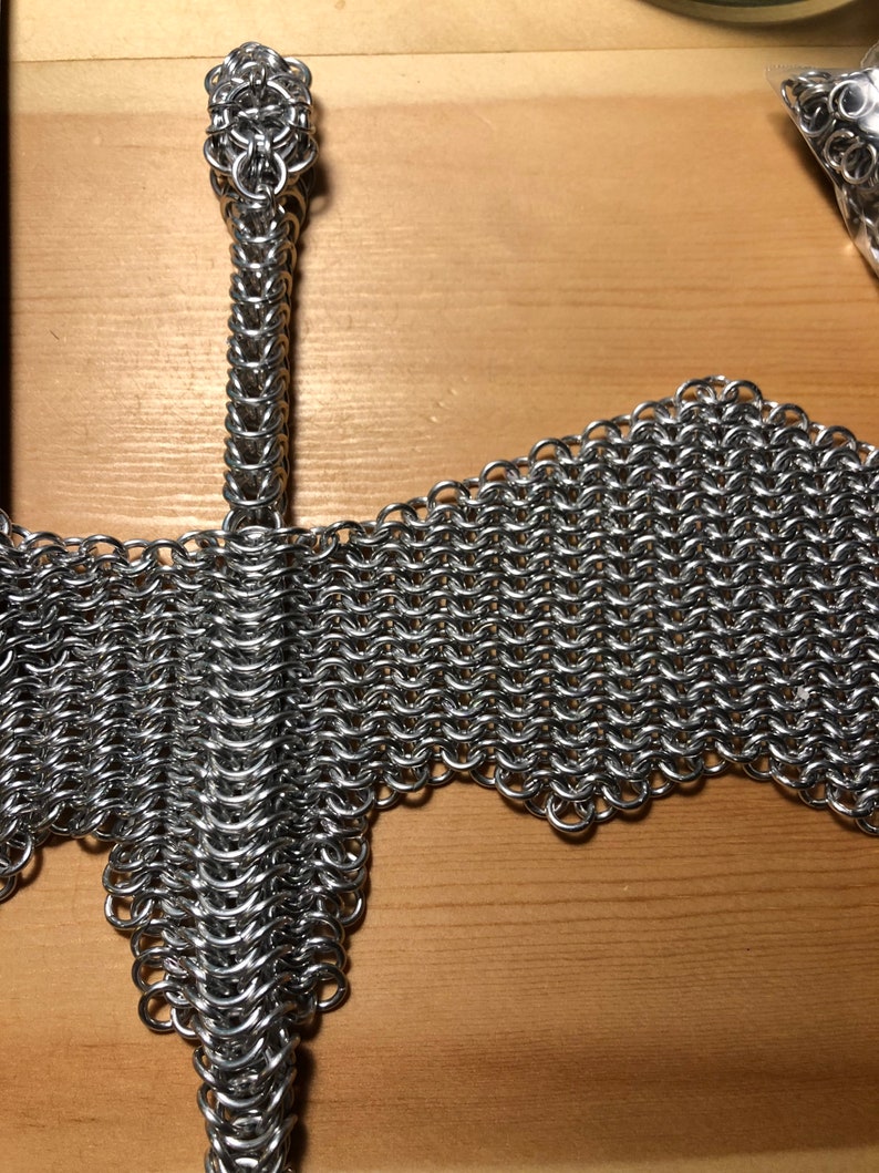 Chainmail 3D Animal: Flying Dragon With Golden Tail - Etsy