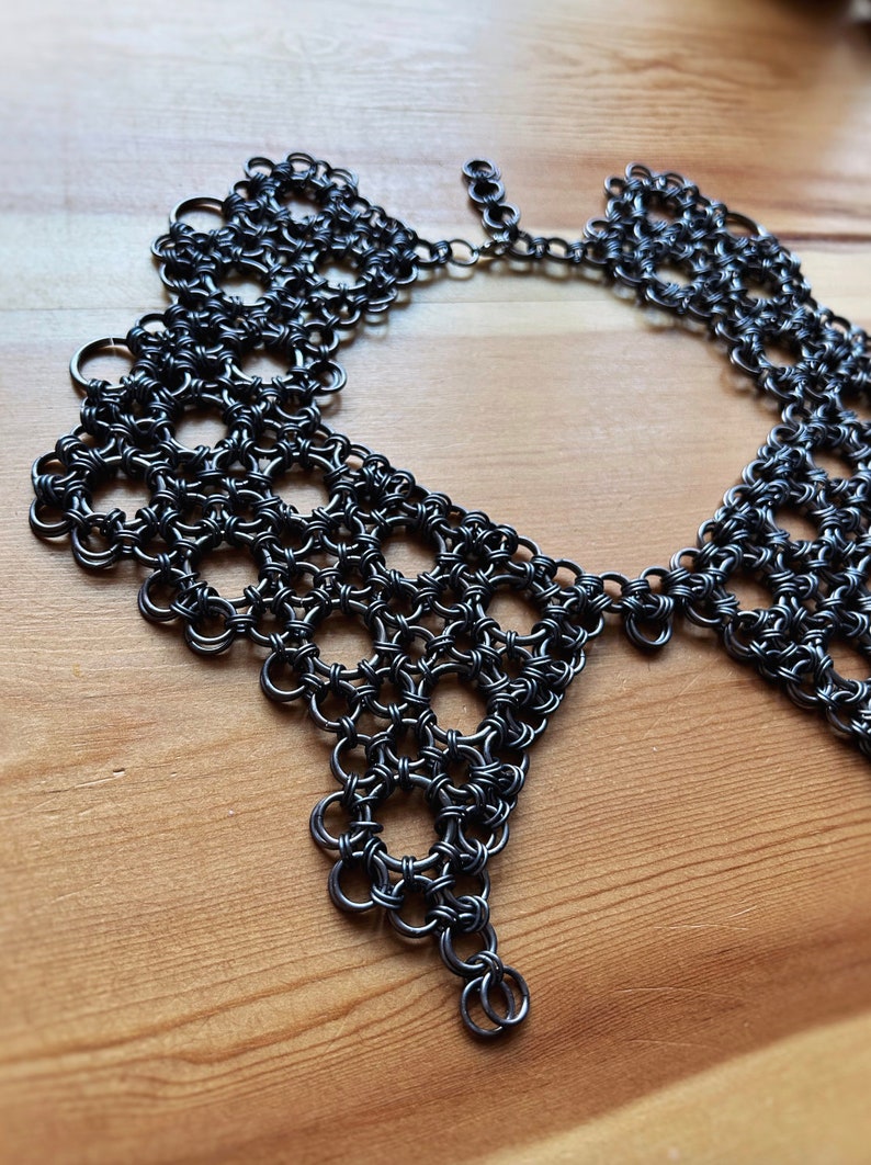 Handmade Chainmail Collar Necklace: Butterfly Celtic Style - Etsy