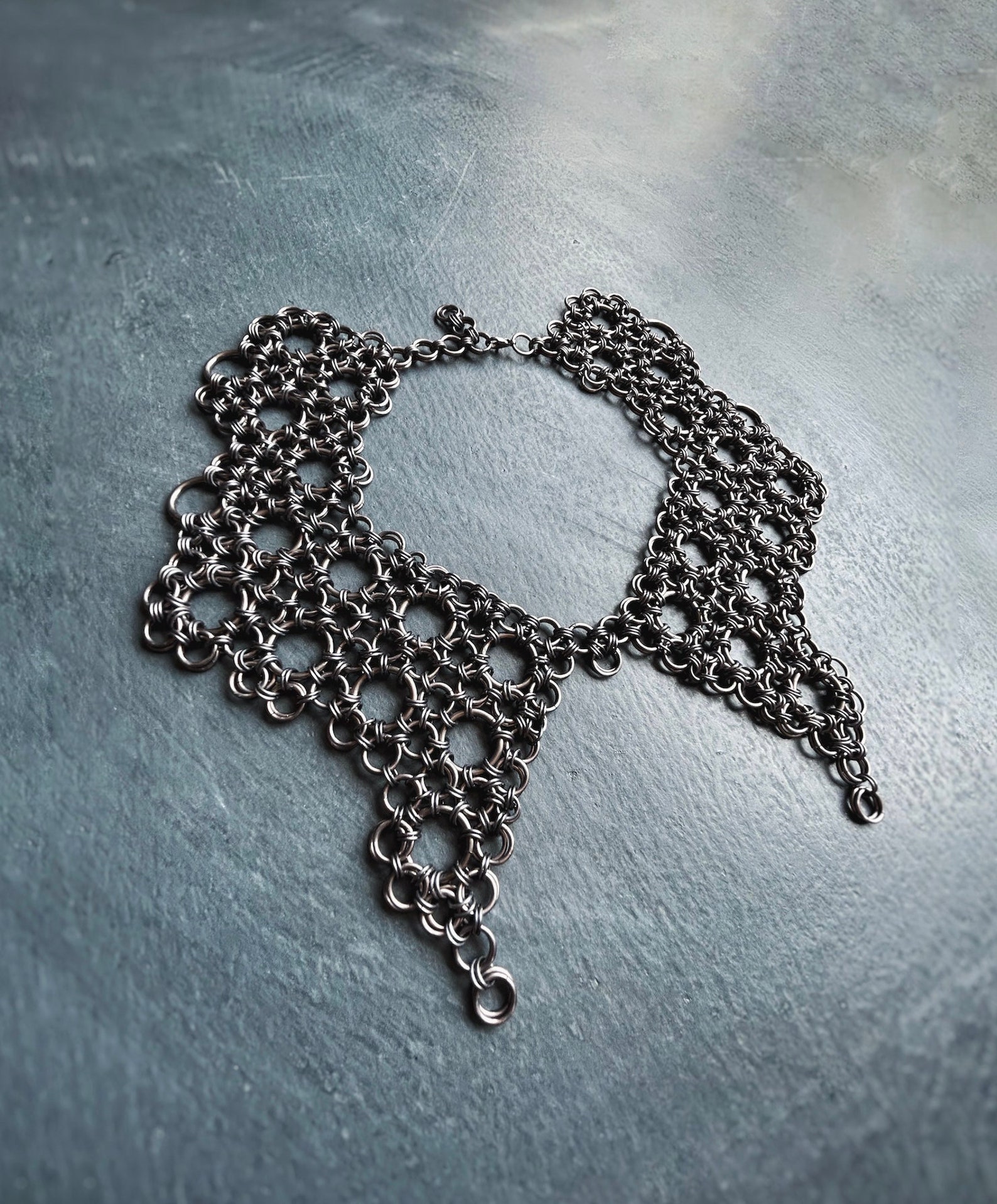 Handmade Chainmail Collar Necklace: Butterfly Celtic Style - Etsy