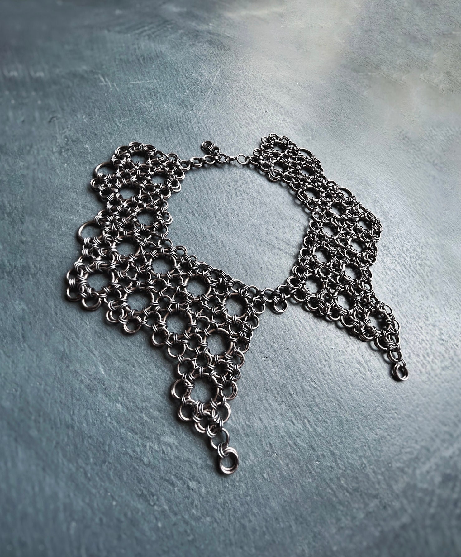 Handmade Chainmail Collar Necklace: Butterfly Celtic Style - Etsy