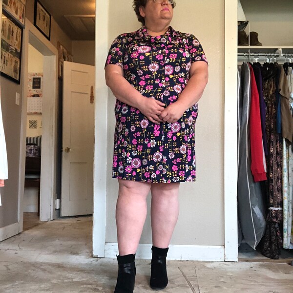 Plus Size Mod Dress - Etsy