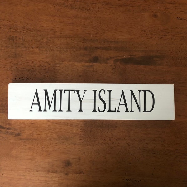 Amity Island Sign - Etsy