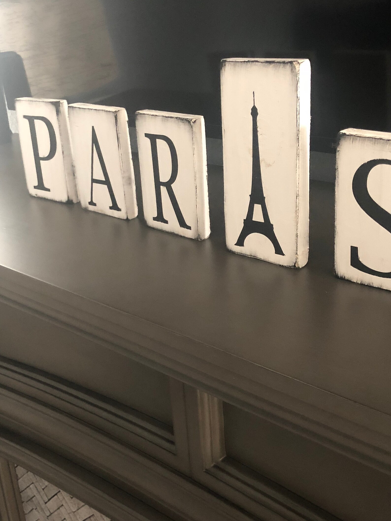 Wooden Paris Sign | Etsy