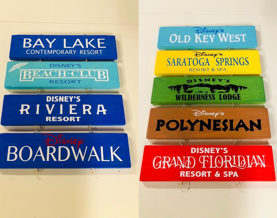 Disney Hotel Signs Wood Signs Disney Gifts Home Decor Disney Wooden Disney Hotel Signs Wood Signs Disney Gifts Home Decor Disney Wooden