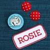 Rosie the Riveter Pin and Patch, Collar Pin, Employment Badge, Costume ...