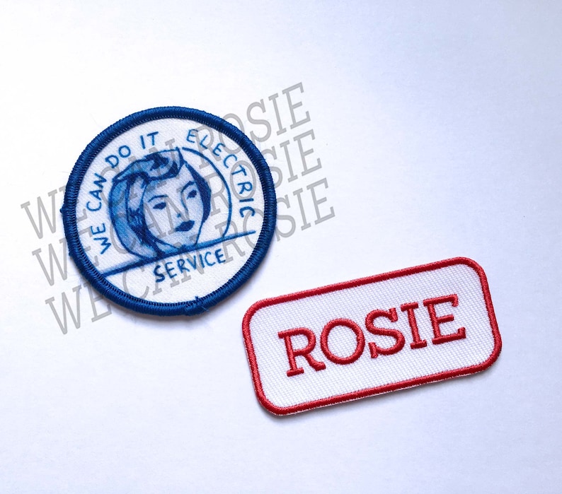 Rosie the Riveter Costume Patches - Etsy