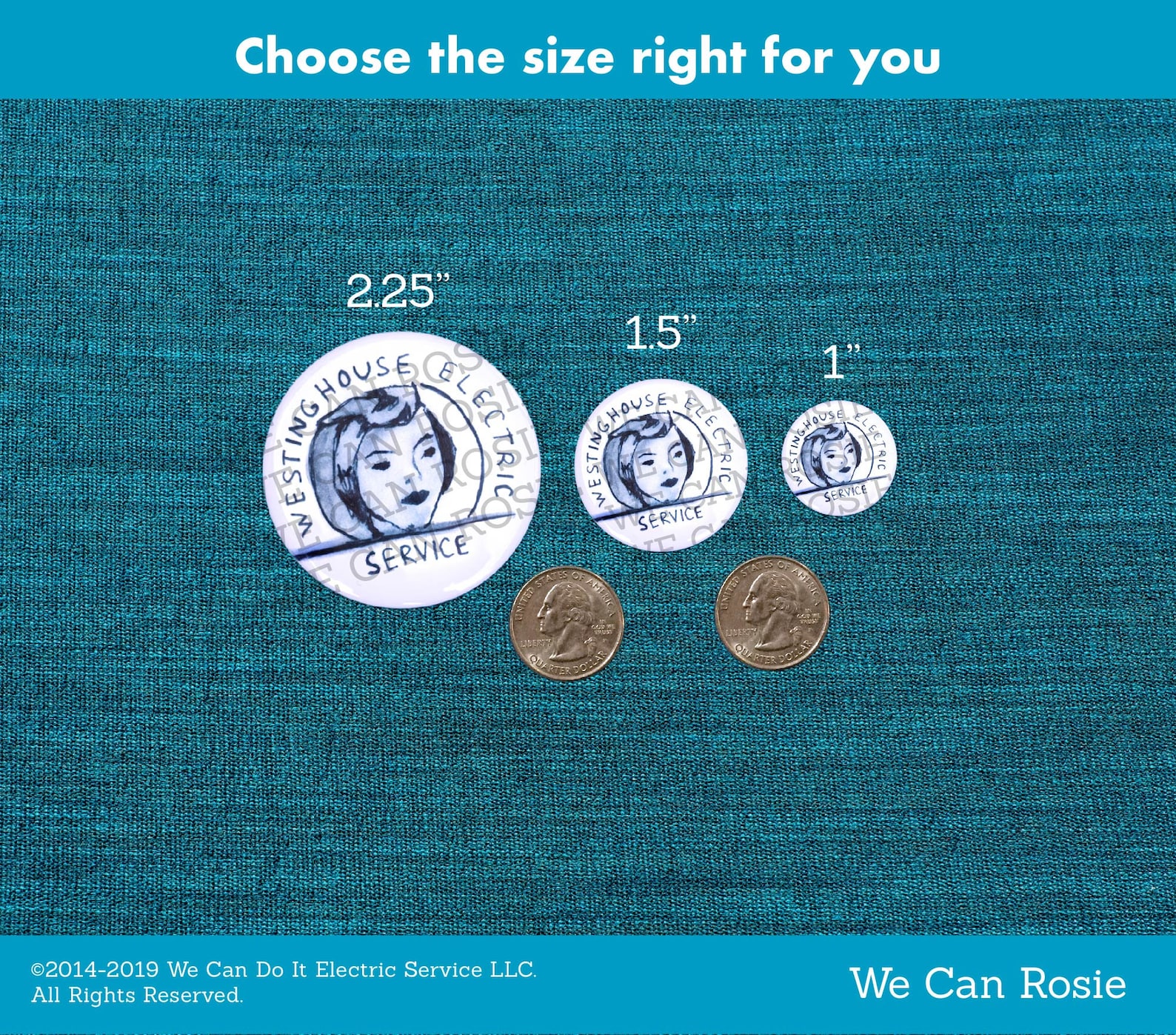 Rosie the Riveter Pin and Patch, Collar Pin, Employment Badge, Costume ...