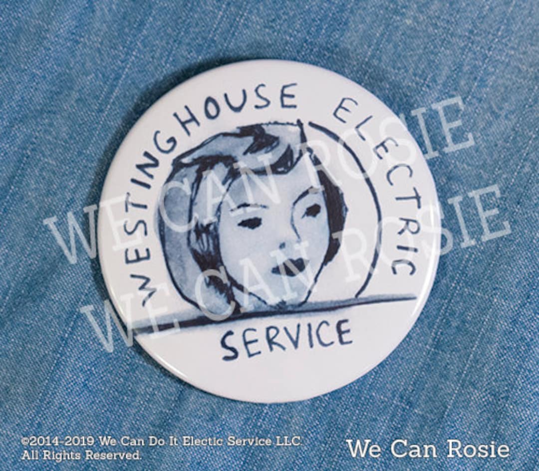Rosie the Riveter Pin, Collar Pin, Rosie Button for Costume, Employment ...
