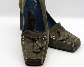Moss Green Shoes - Etsy
