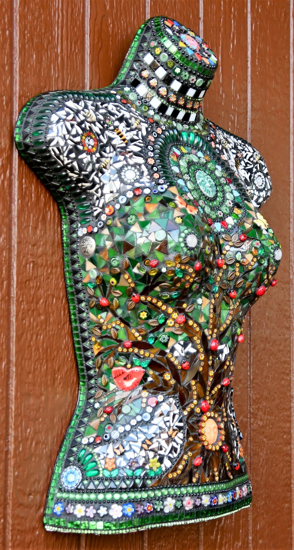 Tree of Life Mosaic Female Mannequin Torso - Etsy