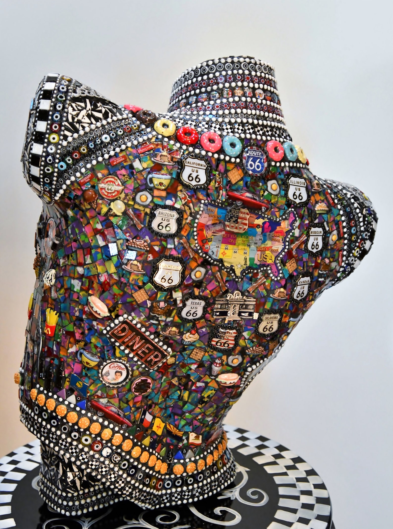 The Mother Road/route 66 Female Mannequin Torso - Etsy