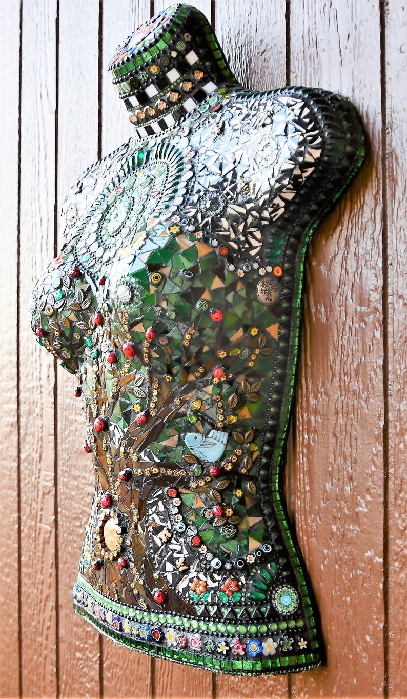 Tree of Life Mosaic Female Mannequin Torso - Etsy