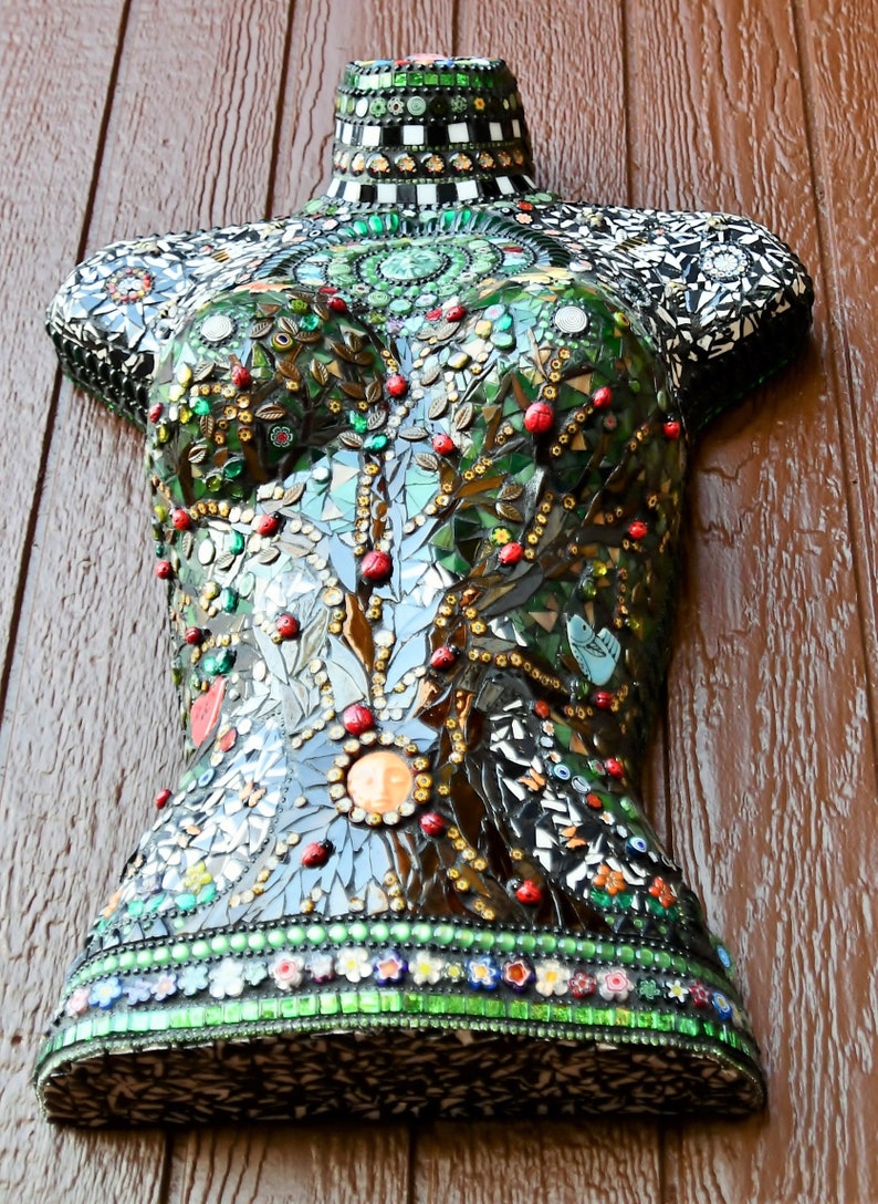 Tree of Life Mosaic Female Mannequin Torso - Etsy