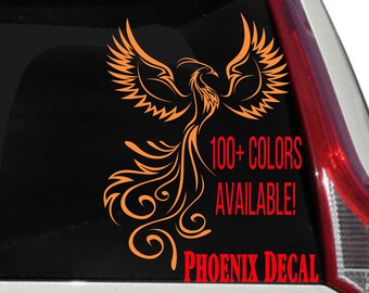 Phoenix Car Decal | Etsy