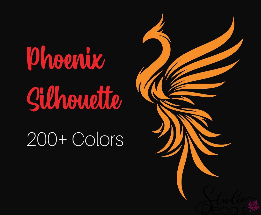 Phoenix Bird Car Decal for Women and Girls, Phoenix Window Decal, Yeti ...