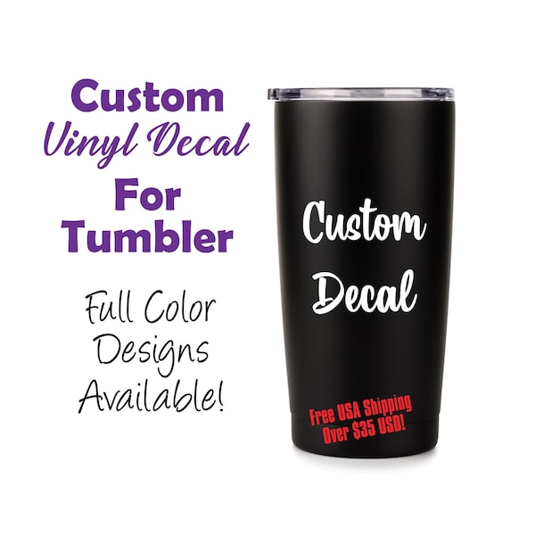 Decals for Tumblers - Etsy