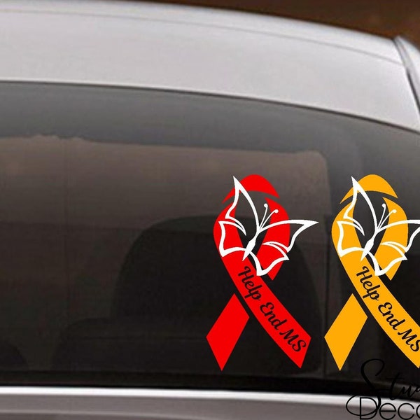 Ms Awareness Car Decal - Etsy