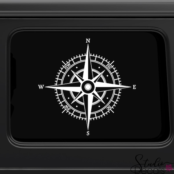Compass Decal - Etsy