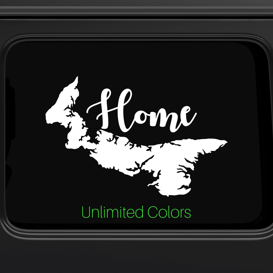 PEI Home Province Vinyl Decal (multiple Sizes and Colors Available) - Etsy