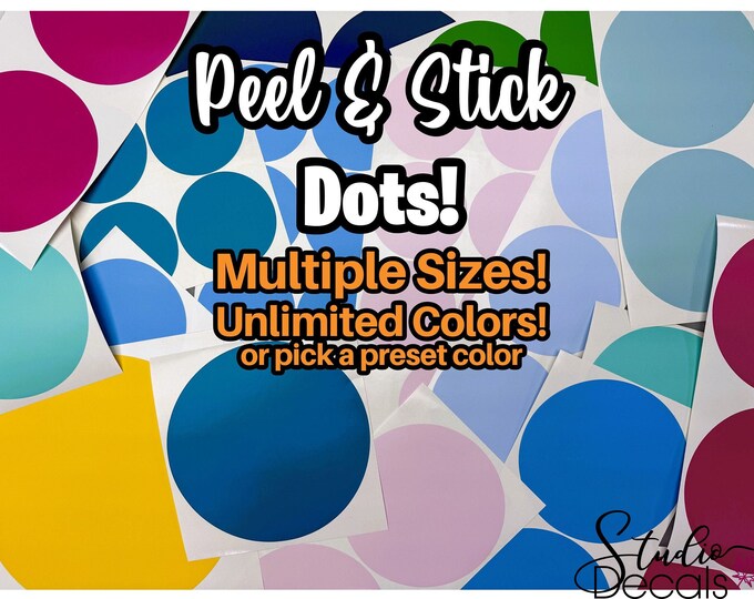 Vinyl Classroom Line up Dots Multiple Quantities & Colors Available - Etsy