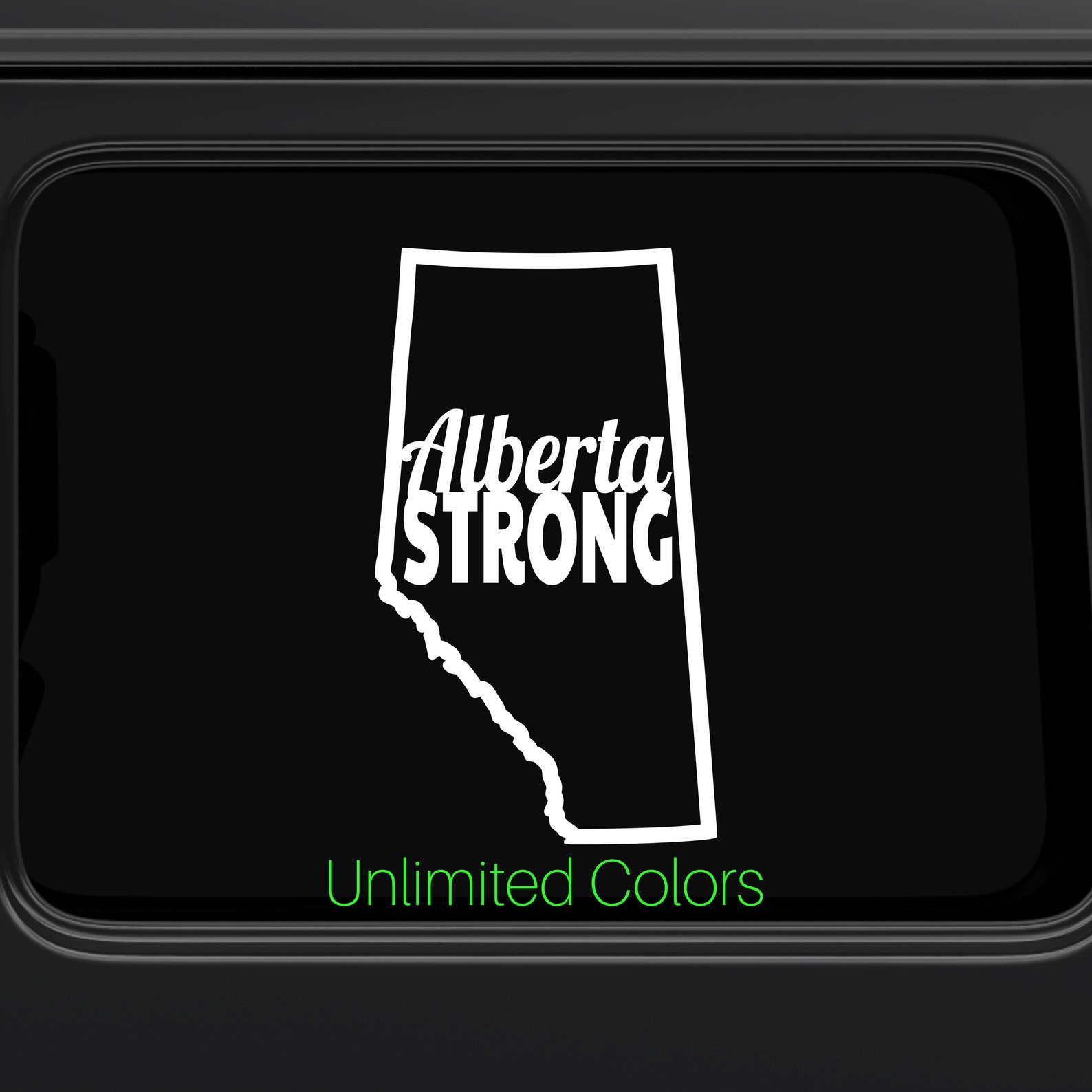 Alberta Strong Vinyl Decal (multiple Sizes and Colors Available) - Etsy