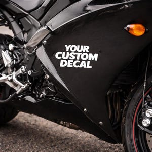 Custom Motorcycle Vinyl Decals - Motorbike Decals - Motorcycle Stickers ...