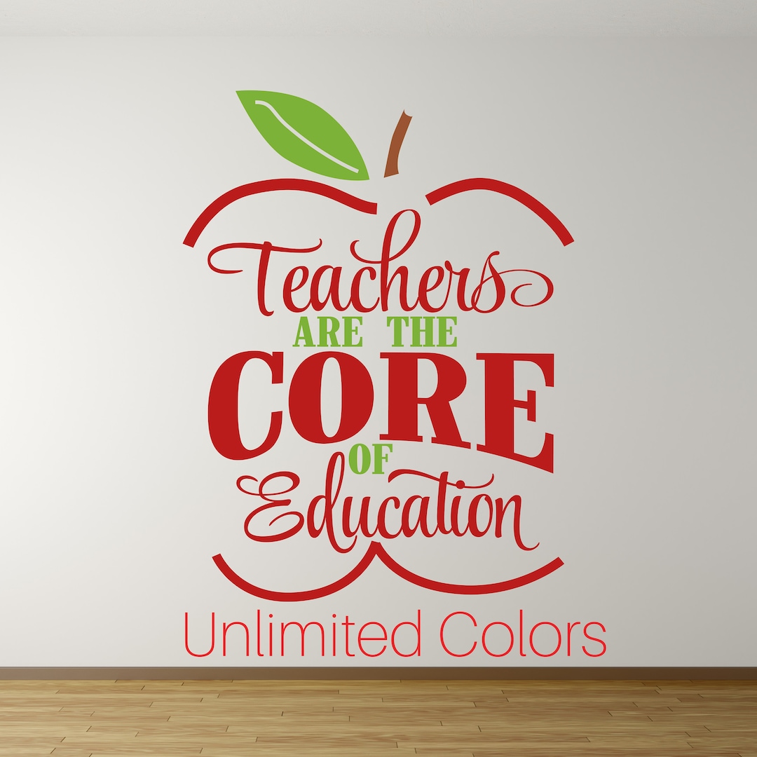 Teachers Wall Decals Teacher Wall Sticker School Room Decor Classroom ...