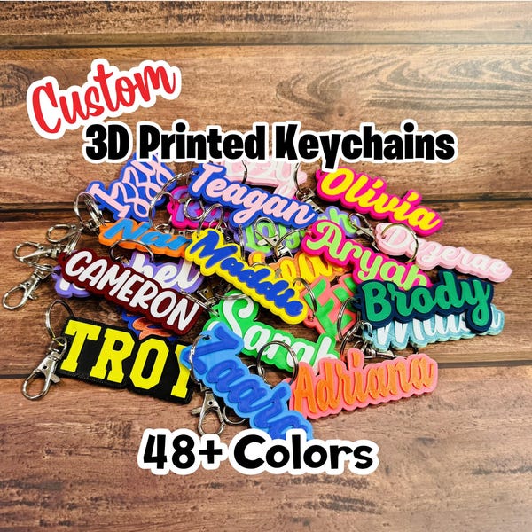 Key Shaped Key Chain - Etsy