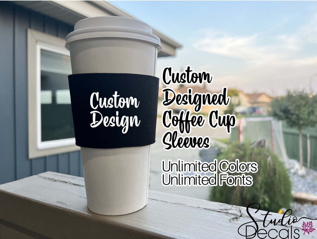 Custom Coffee Sleeve Coffee Wrap Coffee Cup Sleeve Coffee Cup Wrap Gift ...