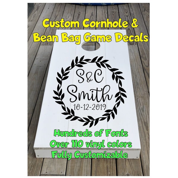 Cornhole Decals - Etsy Canada