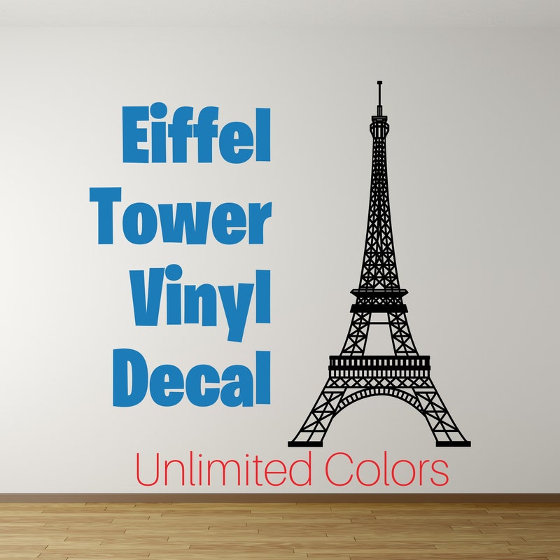 Eiffel Tower Sticker - Etsy