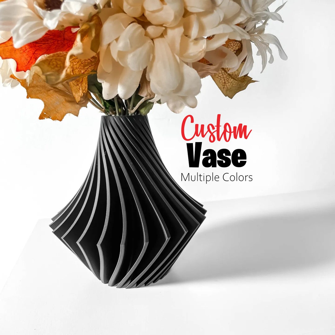 Custom Printed Indoor Flower Vase Flower Vase Modern Vase Dried Flower ...