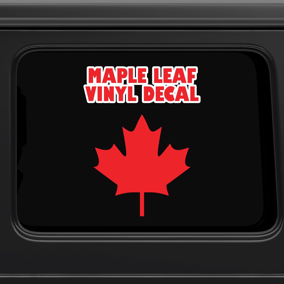 Maple Leaf Vinyl Decal (multiple Sizes and Colors Available) - Etsy UK